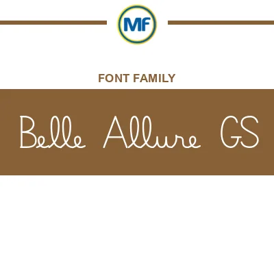 Download Belle Allure GS Fonts | MaisFontes