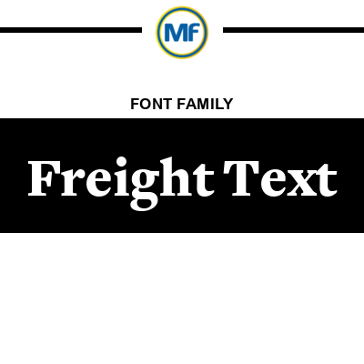 Download Freight Text Fonts | MaisFontes