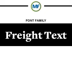 Freight Text Book: Free Font Download | MaisFontes