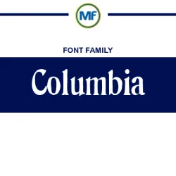 Columbia Bold Font: Free Download | MaisFontes