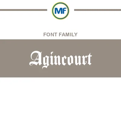 Download Agincourt Fonts | MaisFontes