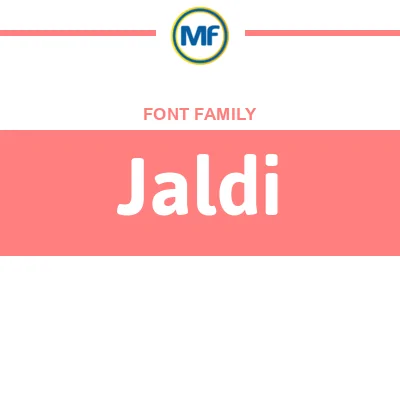 Download Jaldi Fonts (Google Fonts) | MaisFontes