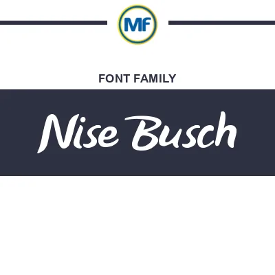 Nise Busch Font Family: Free Download | MaisFontes