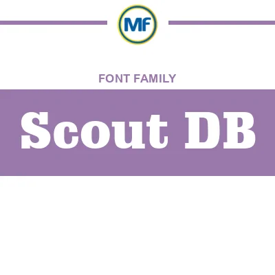 Scout DB Font Family: Download Free | MaisFontes