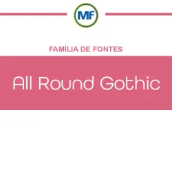 All Round Gothic Demi Oblique: Baixar Fonte Grátis | MaisFontes