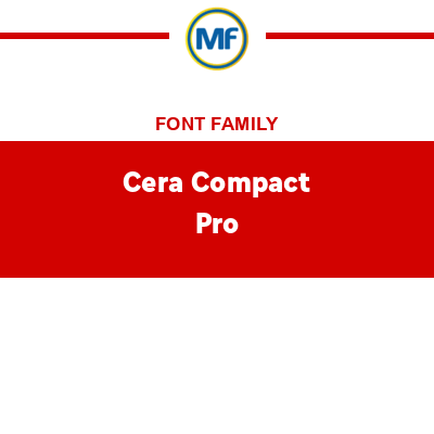 Download Cera Compact Pro Fonts | MaisFontes