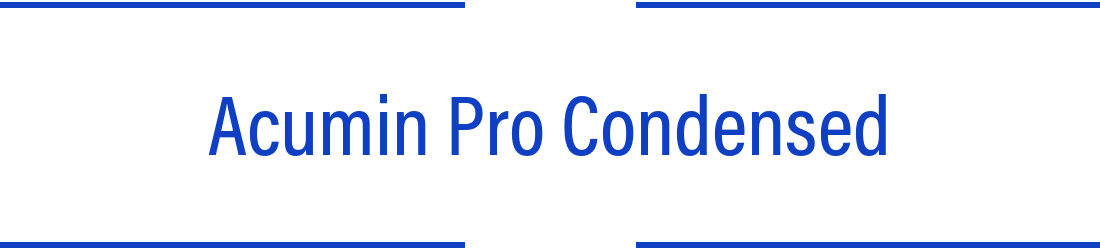 Acumin Pro Condensed Ultra Black Italic Font: Free Download | MaisFontes