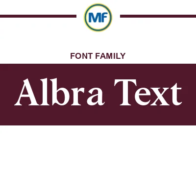 Albra Text Font Family: Download Free | MaisFontes