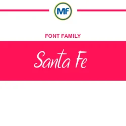 Santa Fe Let Plain: Free Font Download | MaisFontes