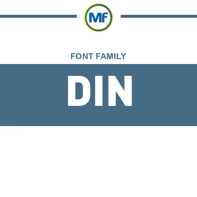 Download DIN Fonts | MaisFontes