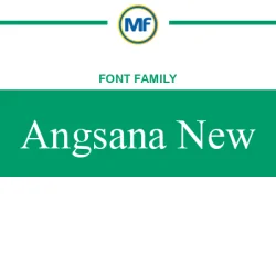 Angsana New Font: Free Download | MaisFontes