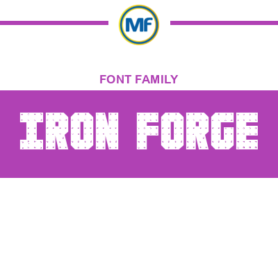 Iron Forge Font Family: Download Free | MaisFontes