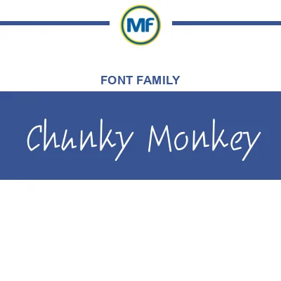 Download Chunky Monkey Fonts | MaisFontes