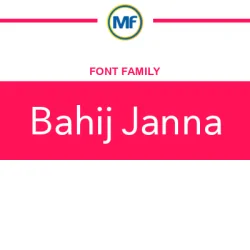 Bahij Janna: Free Font Download | MaisFontes