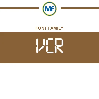 Download VCR Fonts | MaisFontes