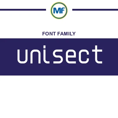 Unisect Font Family: Download Free | MaisFontes