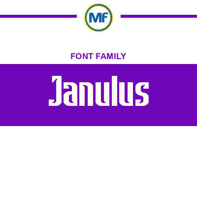 Janulus Font Family: Download Free | MaisFontes