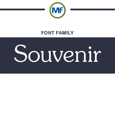 Download Souvenir Fonts | MaisFontes