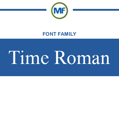 Download Time Roman Fonts | MaisFontes