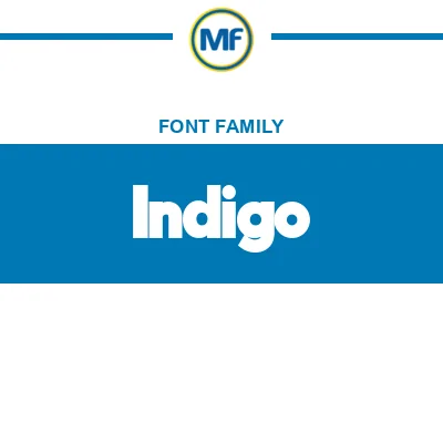 Indigo Font Family: Free Download | MaisFontes