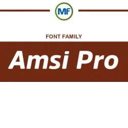 AmsiPro Black: Free Font Download | MaisFontes