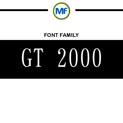 Download GT 2000 Fonts | MaisFontes