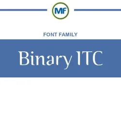 Binary ITC Bold: Free Font Download | MaisFontes