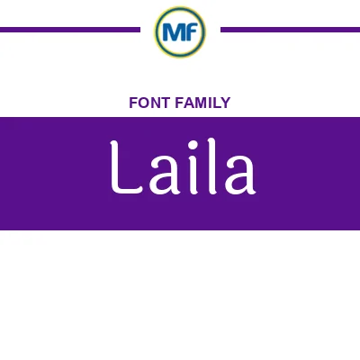 Download Laila Fonts (Google Fonts) | MaisFontes