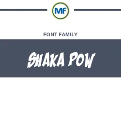 Shaka Pow Upright Font: Free Download | MaisFontes