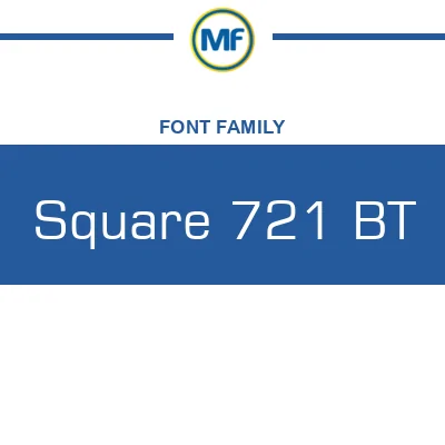 Download Square 721 BT Fonts | MaisFontes