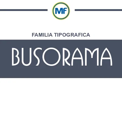 Descargar Fuentes ITC Busorama | MaisFontes