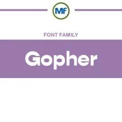 Gopher Bold Font: Free Download | MaisFontes