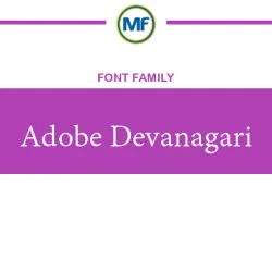 Adobe Devanagari Font: Free Download | MaisFontes