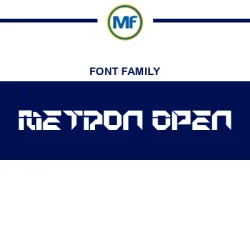 Metron Open Plain Font: Free Download | MaisFontes