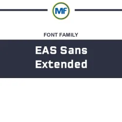 EAS Sans Extended Bold Font: Free Download | MaisFontes