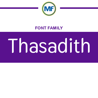 Thasadith Font Family: Download Free (Google Fonts) | MaisFontes