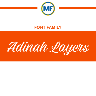 Download Adinah Layers Fonts | MaisFontes