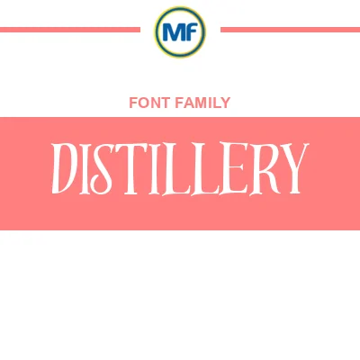 Distillery Font Family: Free Download | MaisFontes