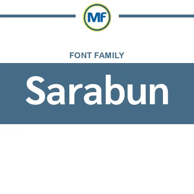 Sarabun v1.0 Font Family: Download Free (Google Fonts) | MaisFontes