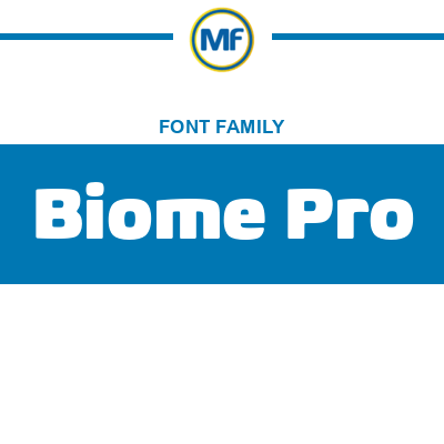Biome Pro Font Family: Free Download | MaisFontes