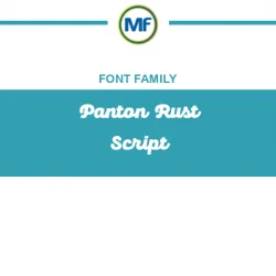 Panton Rust Script Bold Base Font: Free Download | MaisFontes