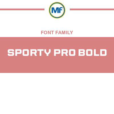 Download Sporty Pro Bold Fonts | MaisFontes