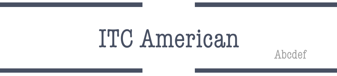 ITC American Typewriter Medium: Free Font Download | MaisFontes