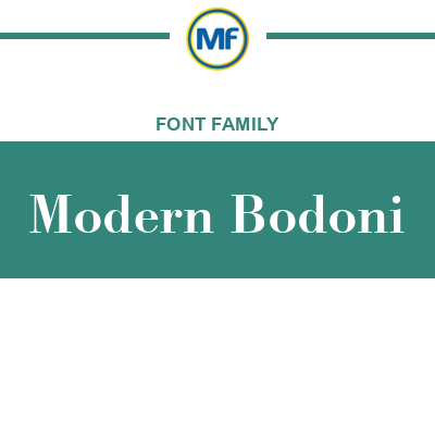 Download Modern Bodoni Fonts | MaisFontes