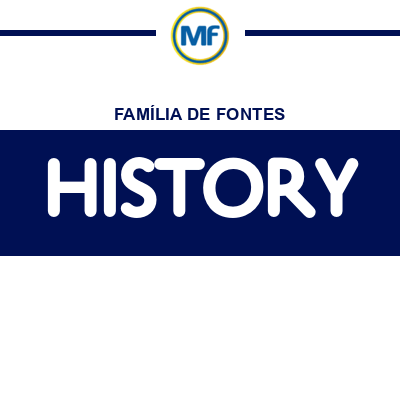 History Família de Fontes: Baixe Grátis | MaisFontes