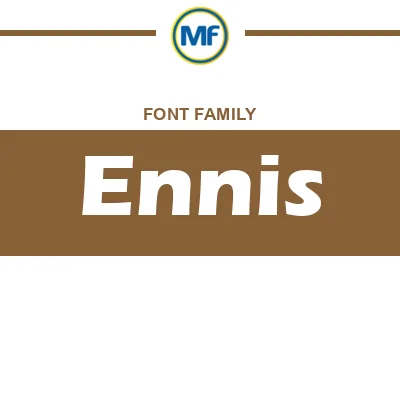 Ennis Font Family: Free Download | MaisFontes