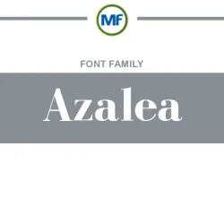 Azalea Regular: Free Font Download | MaisFontes