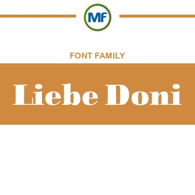 Download Liebe Doni Fonts | MaisFontes