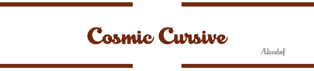 LHF Cosmic Cursive I: Download Free Font | MaisFontes