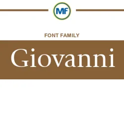Giovanni Bold Font: Free Download | MaisFontes
